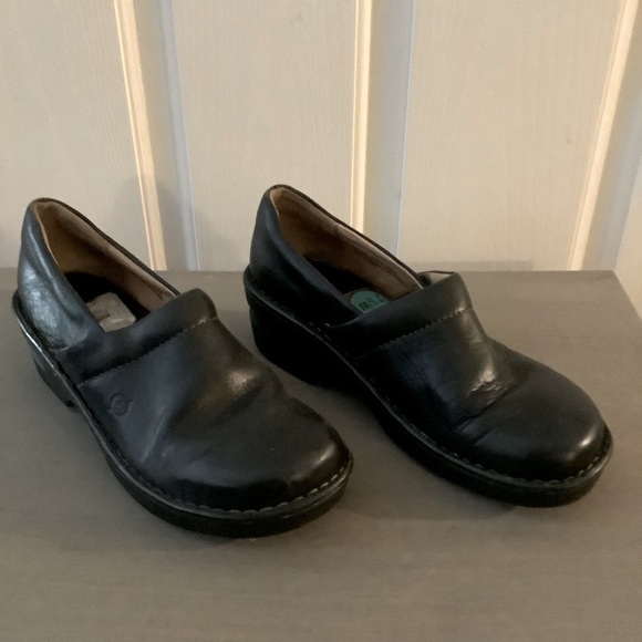 Born | Shoes | Born Brand Womens Loafer Style Black Shoe 7 2 W Leather ...